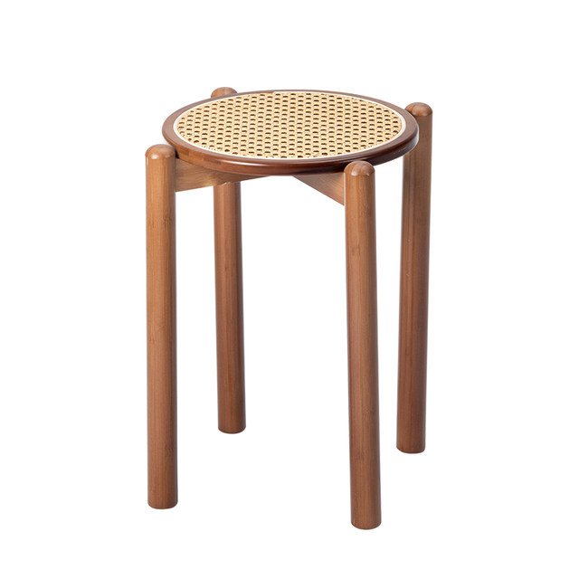 Round stool for home use, stackable, modern and simple dressing stool ...