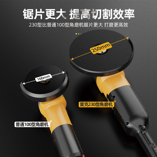 Brushless angle grinder genuine high power grinder industrial 180/230 ...