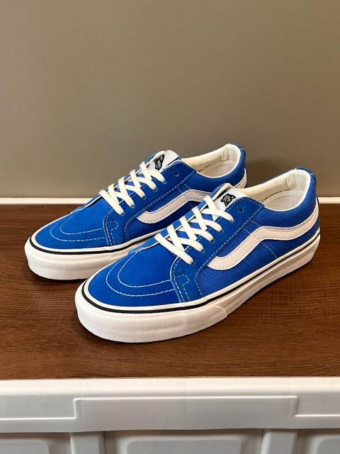 Jidi Vance sapphire blue sneakers sk8 low versatile fashion student canvas casual shoes