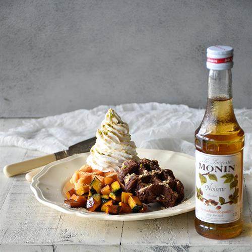 Morin MONIN hazelnut flavored syrup glass bottle 250ml milk tea raw ...