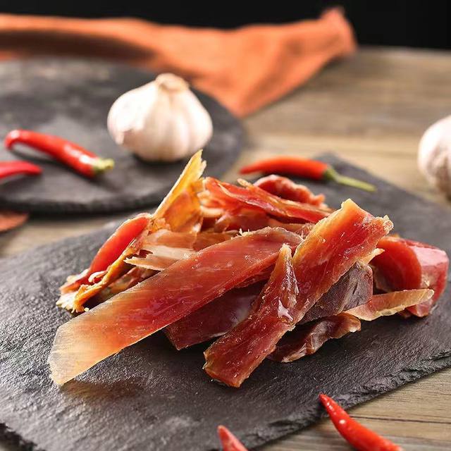 Authentic Jinhua ham scraps, ham minced meat fragments, sliced and ...