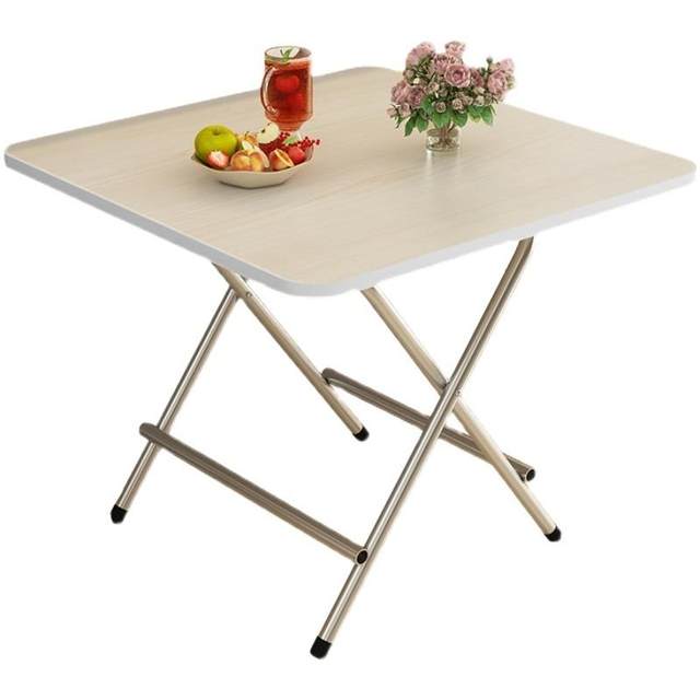 Dining table folding table small apartment economical dining table ...
