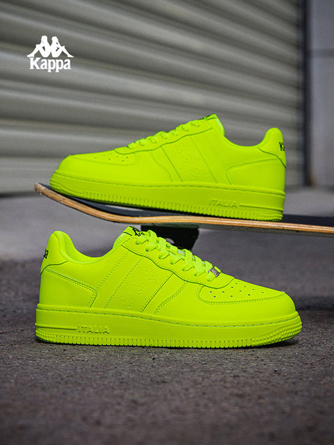 Kappa Kapa shoes men's summer 2025 new fluorescent green thick-soled ...