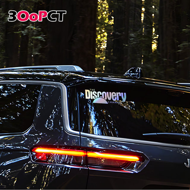 Earth Exploration Discovery Channel Car Sticker Hollow Reflective Off ...
