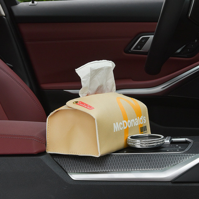 Maimai car tissue box living room room hanging car tissue bag car ...