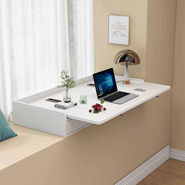 Customized Bay Window Desk with Storage Cabinet, Integrated Bedroom ...