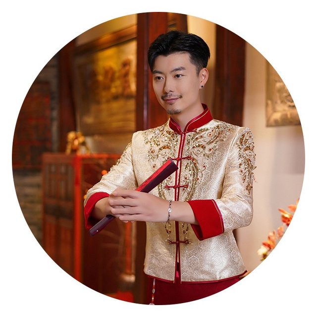Suda Xiuhe Service Men's 2024 Summer New X Chinese Ruby Men's Wedding ...