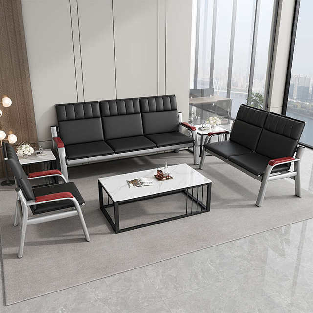 Sofa Small Simple Combination Office Hardware Modern Office Sofa Simple ...
