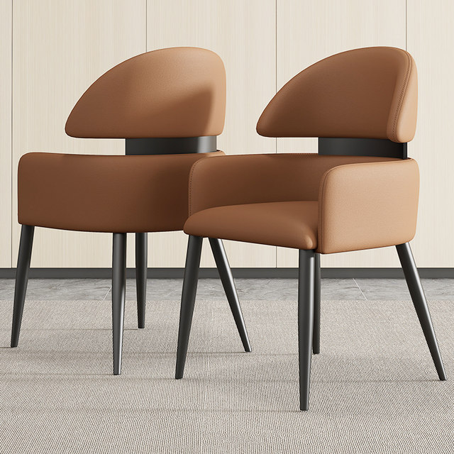 Italian light luxury dining chair 2024 new style minimalist home ...