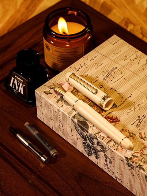 PLATINUM Platinum 3776th Century 14k Gold Large Tile Pen Ink Practice ...