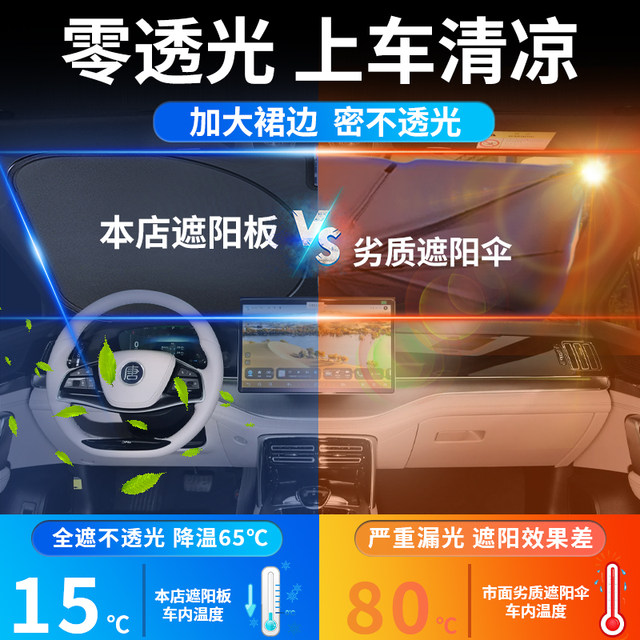 BYD Tang DMI Honor Edition Sun Visor Umbrella Curtain Sun Protection ...