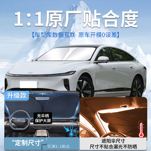 2024 Changan Qiyuan A07 sun visor cover umbrella cloth sun protection special insulated front ...