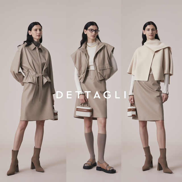 Detttagli autumn new protein leather retro French pencil skirt ...