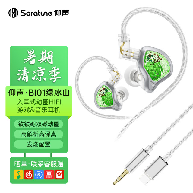 Bai Sheng Bi01 Ear -Ear Music Headphones Wired HIFI High -quality Live ...