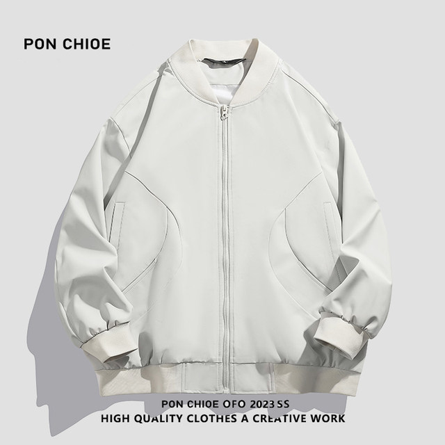 Ponchioe's new spring baseball uniforms pilot jacket sports style short ...