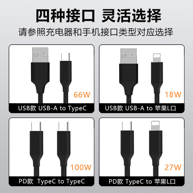 1.5 meters long magnetic folding data cable 240WPD flash charging dual ...