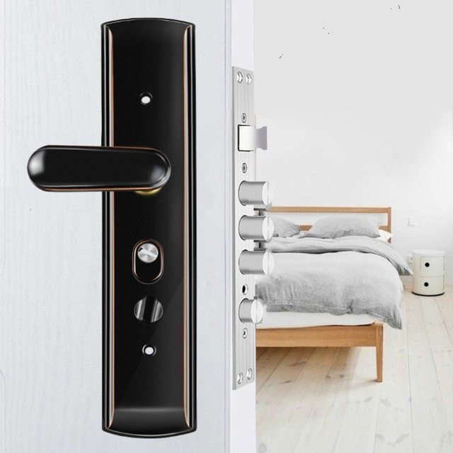 Anti-theft door lock for household universal set entry door stainless ...