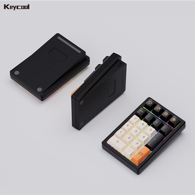 Keycool K21MAX metal small keyboard customized CNC three-mode PAD ...