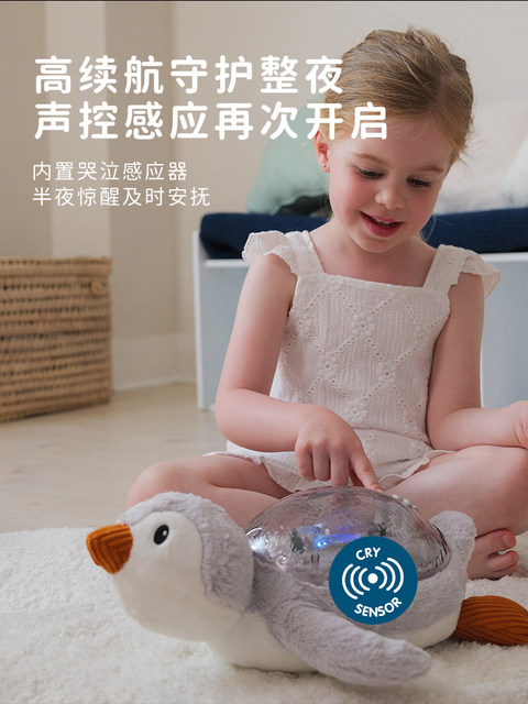 CLOUDB Music Projection Plush Animal Sleeping Toy Soothing Doll Sleep ...