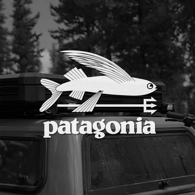 Patagonia Batafish Fish Camping Series Off -Road Flight SUV glass ...