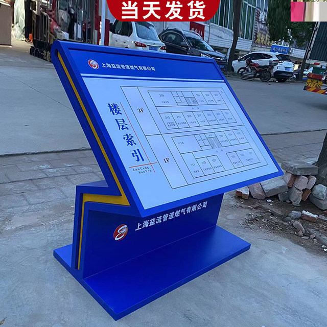Floor-standing guide station Park guide sign Community floor index Park ...