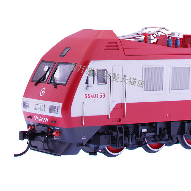 Millions of cities HO ratio simulation Shaoshan 9 improved electric locomotive SS9G train model ...