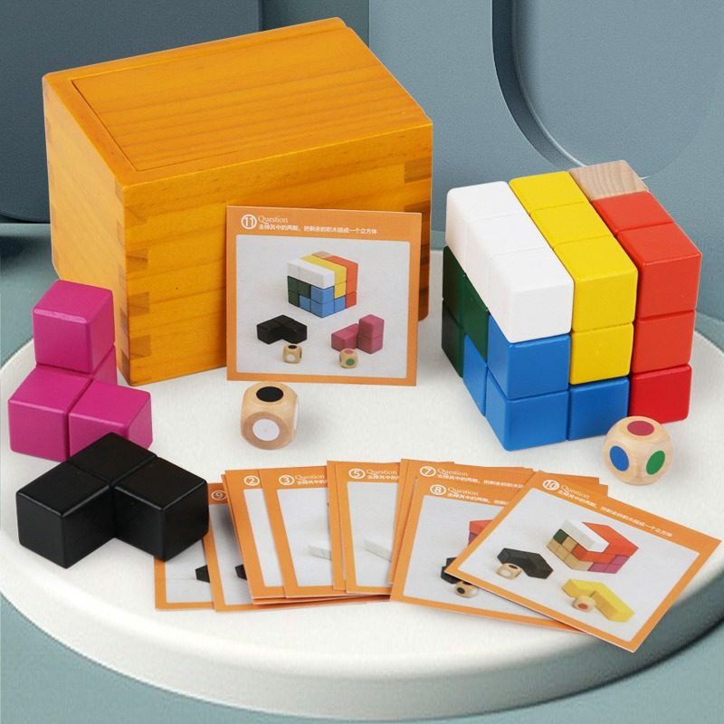 Pandora's Box Building Blocks Soma Cube Puzzle - Children's Spatial ...