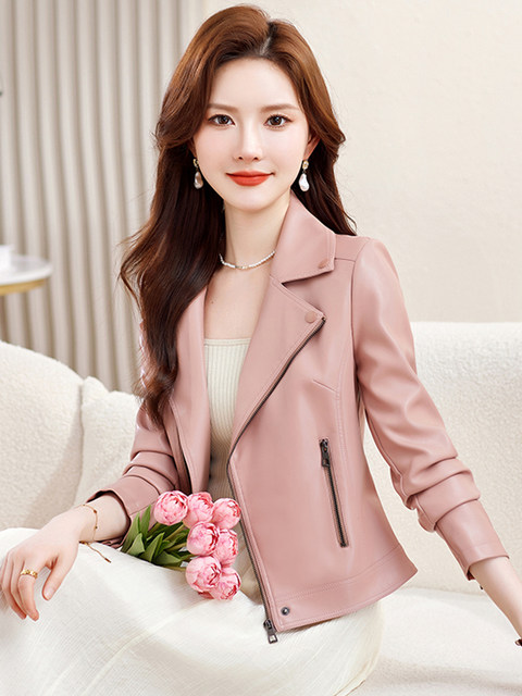 Haining leather cotton sheep leather clothing female in the fall of ...