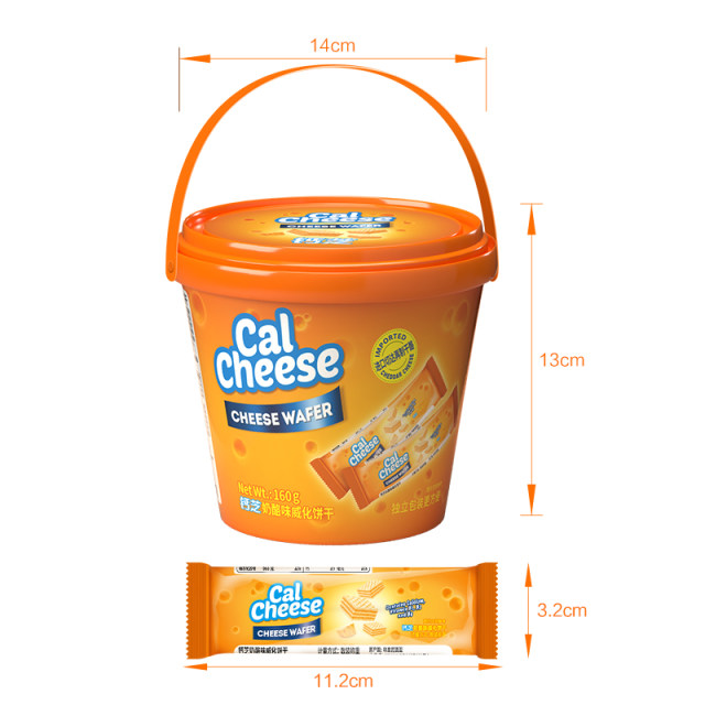 Calcheese calcium cheese wafer biscuits bulk cheese cheese flavor wafer ...