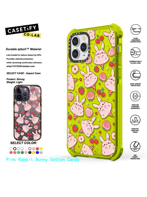 Hong Kong Purchase CASETiFY Bunny Pink Rabbit Applicable to iPhone16/15 ...