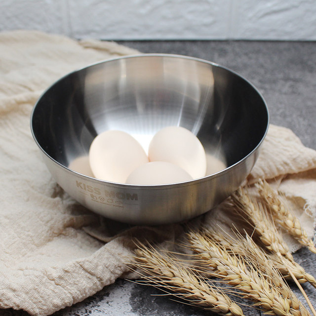 Salad basin mixing basin deepen the egg basin baking 304 stainless ...