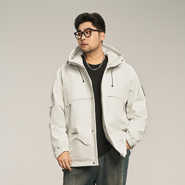Black Jin plus fat increase in size hooded cotton jacket 2024 Winter ...