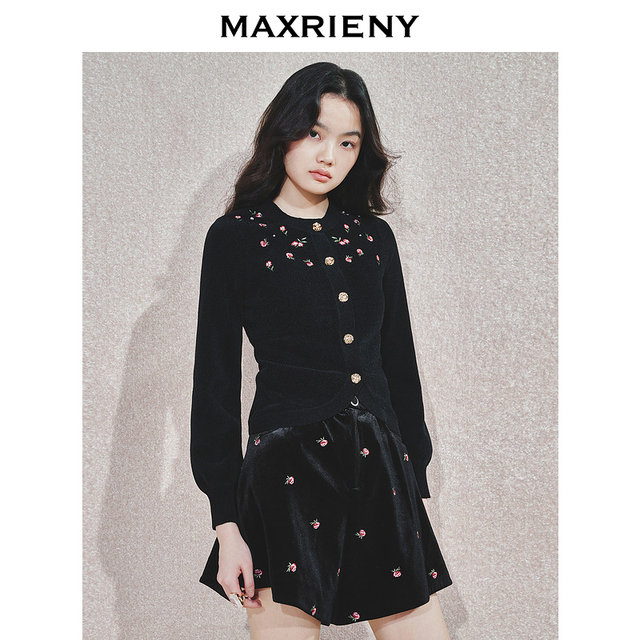 MAXRIENY exquisite retro embroidered Chenille jacket for women 24 ...