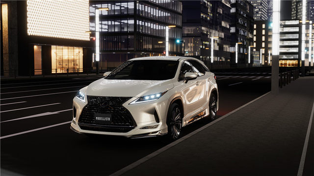 Japanese imported modellista front and rear side modified car surround ...