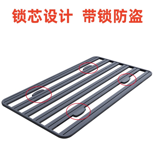 SUV universal car roof platform all-aluminum welded luggage rack ...
