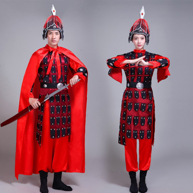 Tang Dynasty soldier armor adult Song Dynasty costume officer and ...