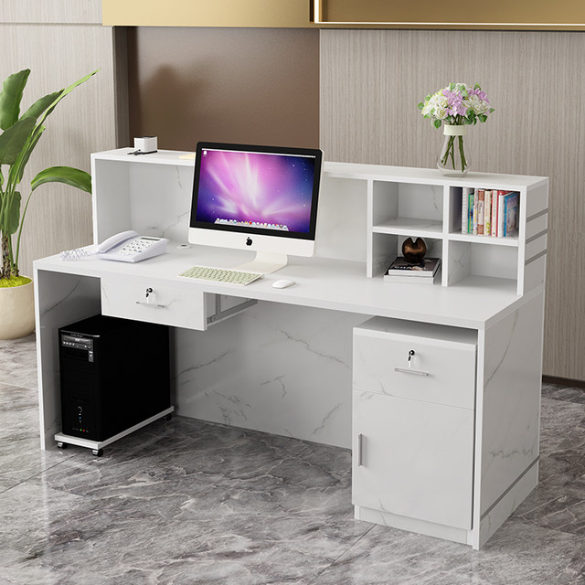 Simple mobile phone repair table work table wooden counter cash ...