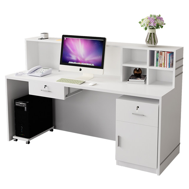 Simple mobile phone repair table work table wooden counter cash ...