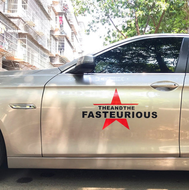 Five-pointed star hood hood car stickers door stickers body stickers ...