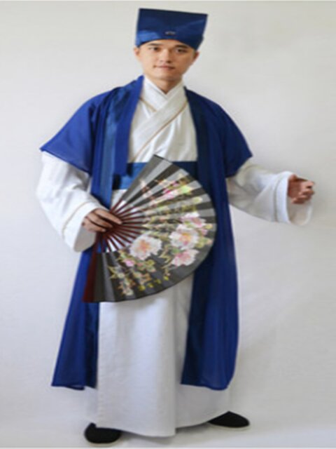 Hanfu male ancient costume scholar Xia Ke son -in -law adult Chinese ...