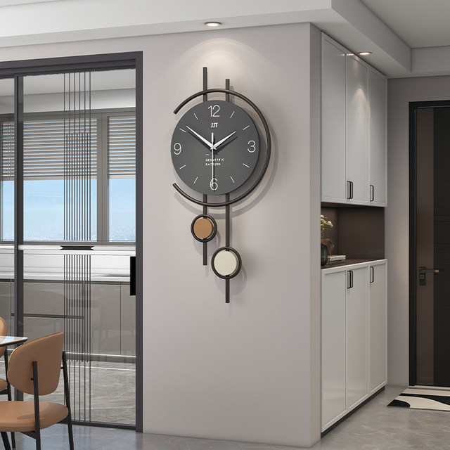 Modern simple creative decorative clock wall clock living room home ...