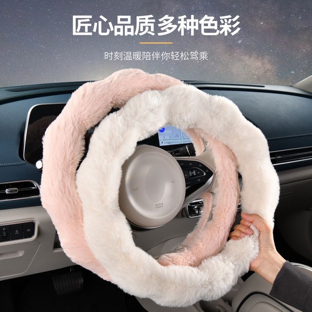 BYD Seagull Steering Wheel Cover Winter Plush Seal 06/DM Dolphin Sea Lion 07EV Women's Car ...