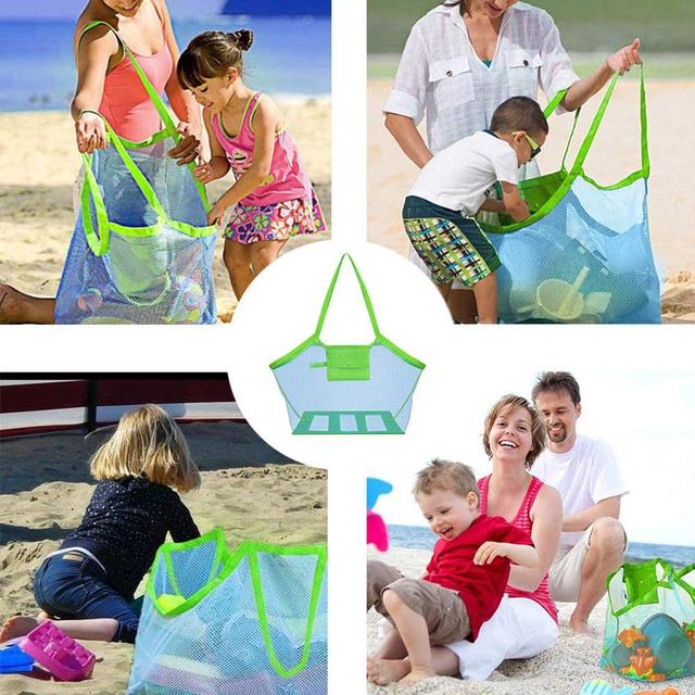 Children's beach toy storage bag for swimming and playing in the sand ...