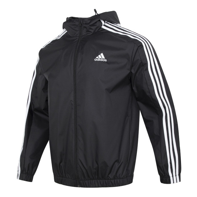 Adidas clothes jacket woven hooded men's autumn new running Taobo ...