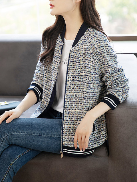 September Momo baseball uniform short jacket for women in spring and ...