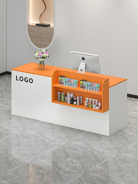 Bar cashier stand store shop small simple modern supermarket counter ...