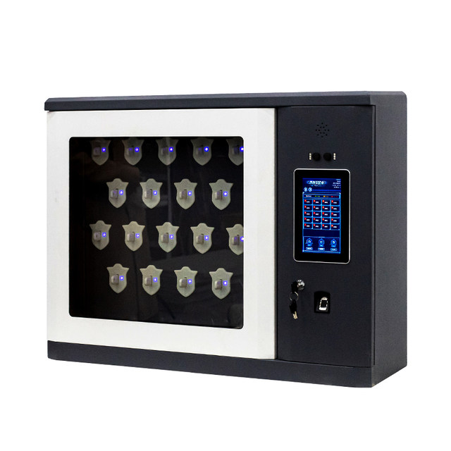 Smart Key Cabinet Fingerprint Swipe Card Card Lock Key Storage Box ...