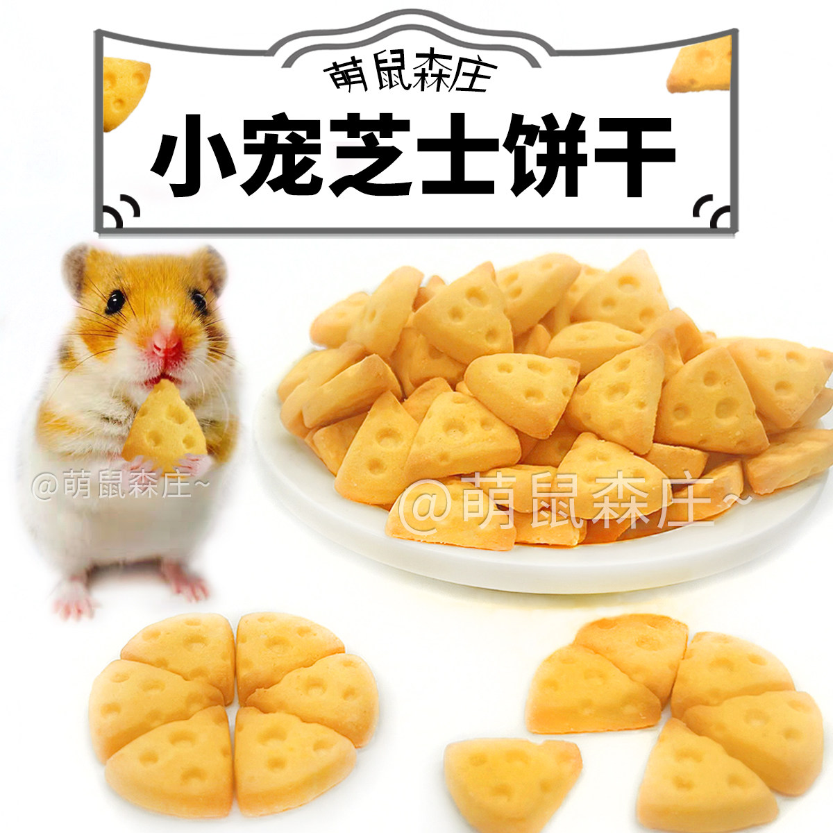 Hamster Snacks Cheese Biscuits Golden Bear Calcium Supplement Nutrition ...