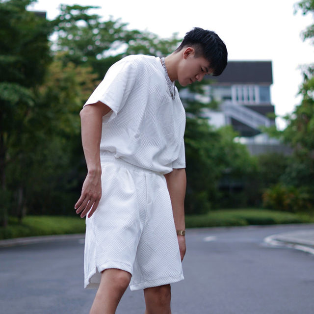 Shirtless Brother 2022 summer new three-dimensional textured stiff and ...