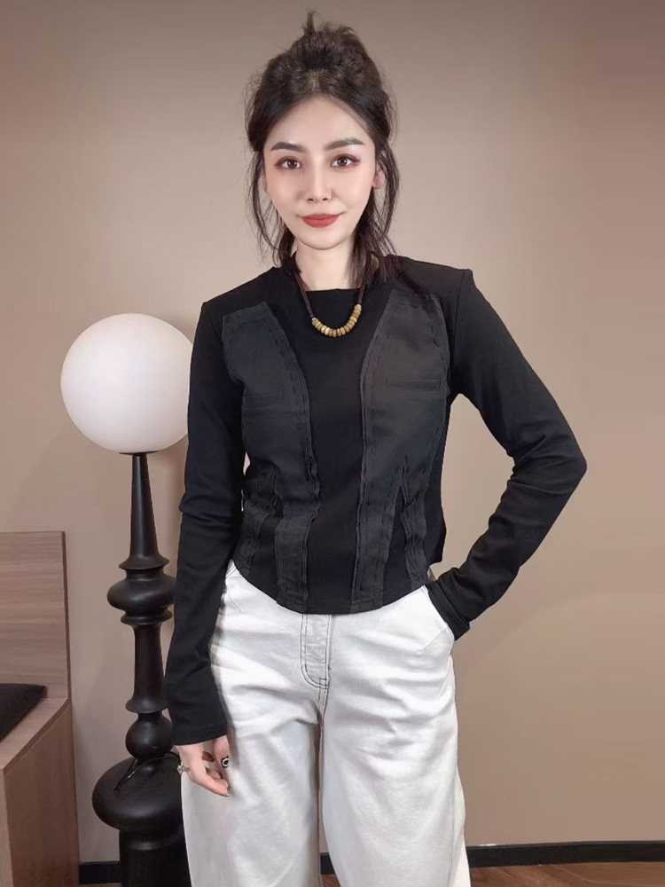 European cargo 2024 autumn and winter new niche design sense cut ...